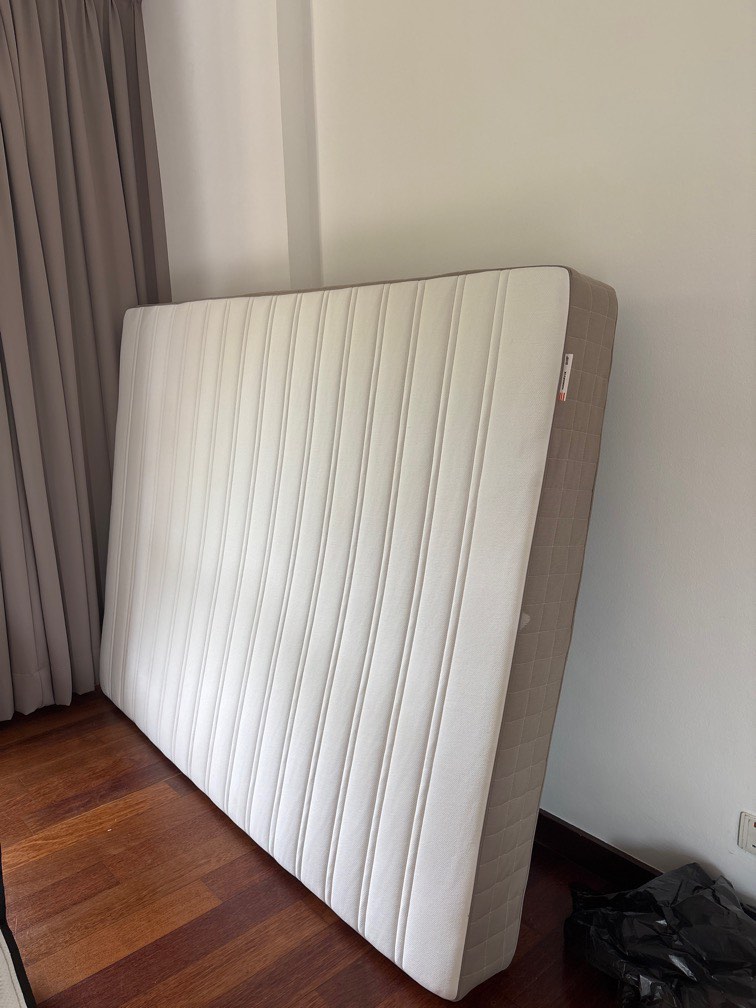 IKEA QUEEN SIZED MATTRESS (HAMARVIK), Furniture & Home Living ...