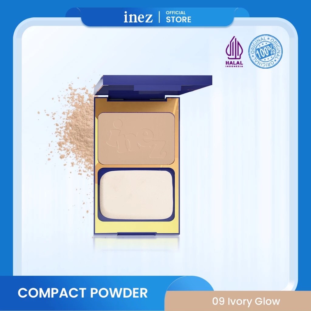 Inez Color Contour Plus Compact Powder (New case), Kesehatan ...