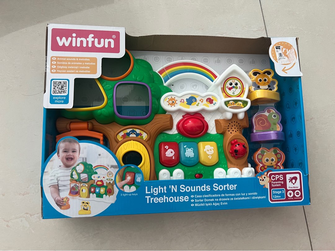 inFun Light 'N Sounds Sorter Treehouse, Hobbies & Toys, Toys & Games on ...