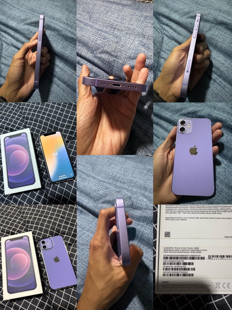 iPhone 12 mini Purple 128GB, Mobile Phones & Gadgets, Mobile Phones ...