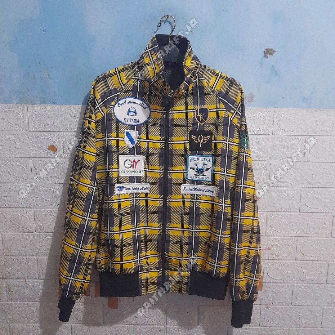 jaket balap kuda racing team jacket rare made japan barang kolektor nih ...