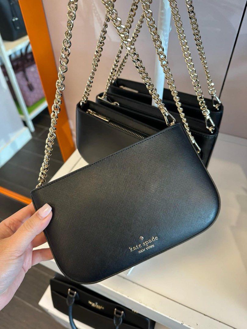 Kate Spade Madison Lilly Pochette Bag, Luxury, Bags & Wallets on Carousell