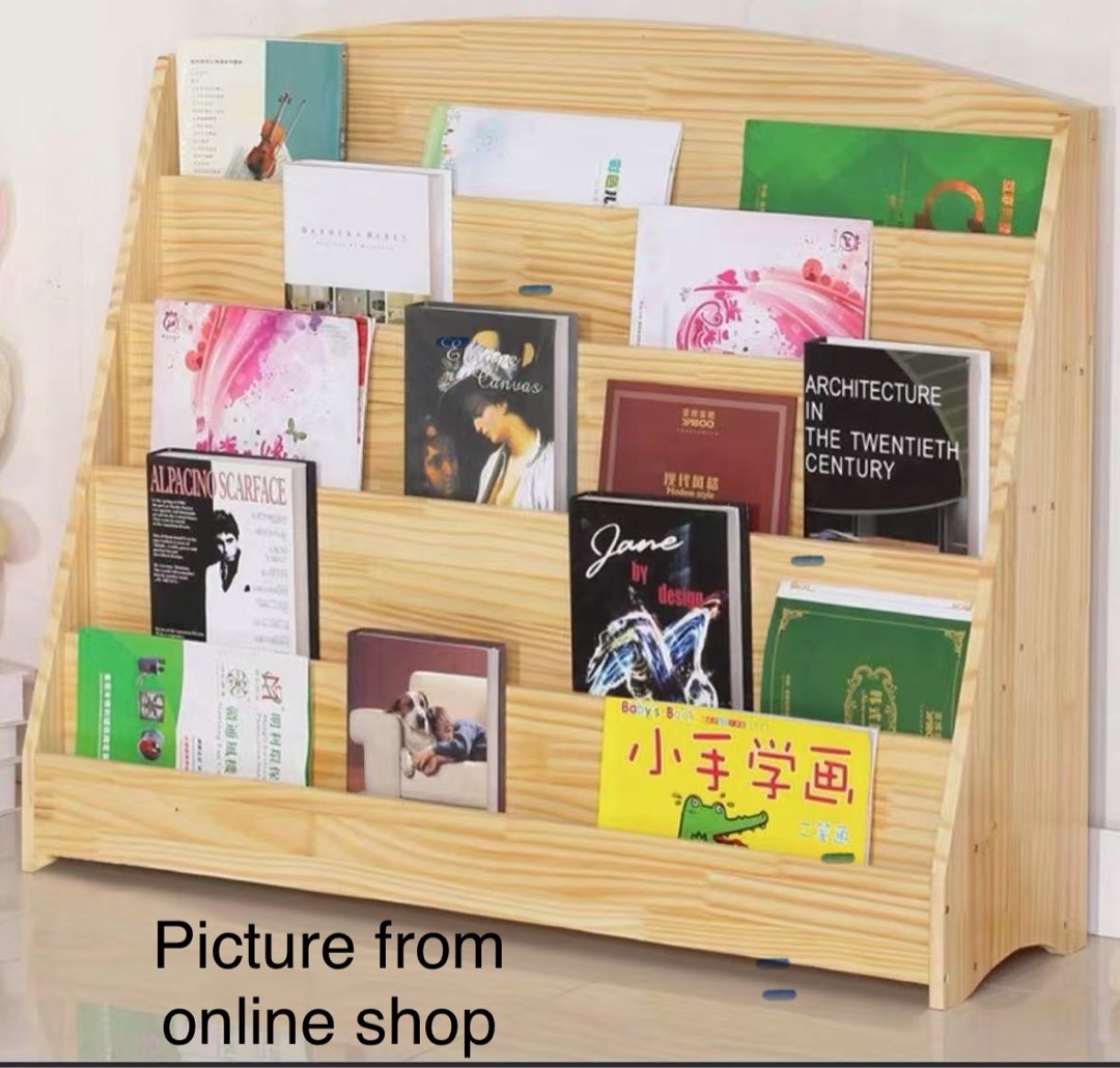 Kids book stand, Furniture & Home Living, Furniture, Shelves, Cabinets ...