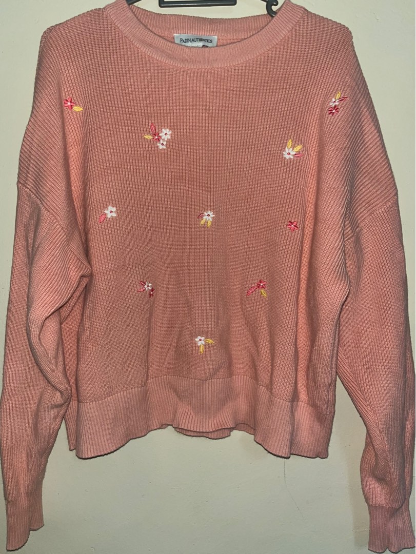 Knitwears Pink / Padini, Women's Fashion, Tops, Longsleeves on Carousell