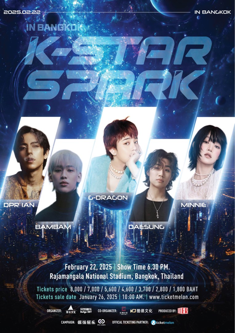 K-Star Spark Bangkok 2025 x2 Tickets, Tickets & Vouchers, Event Tickets on Carousell