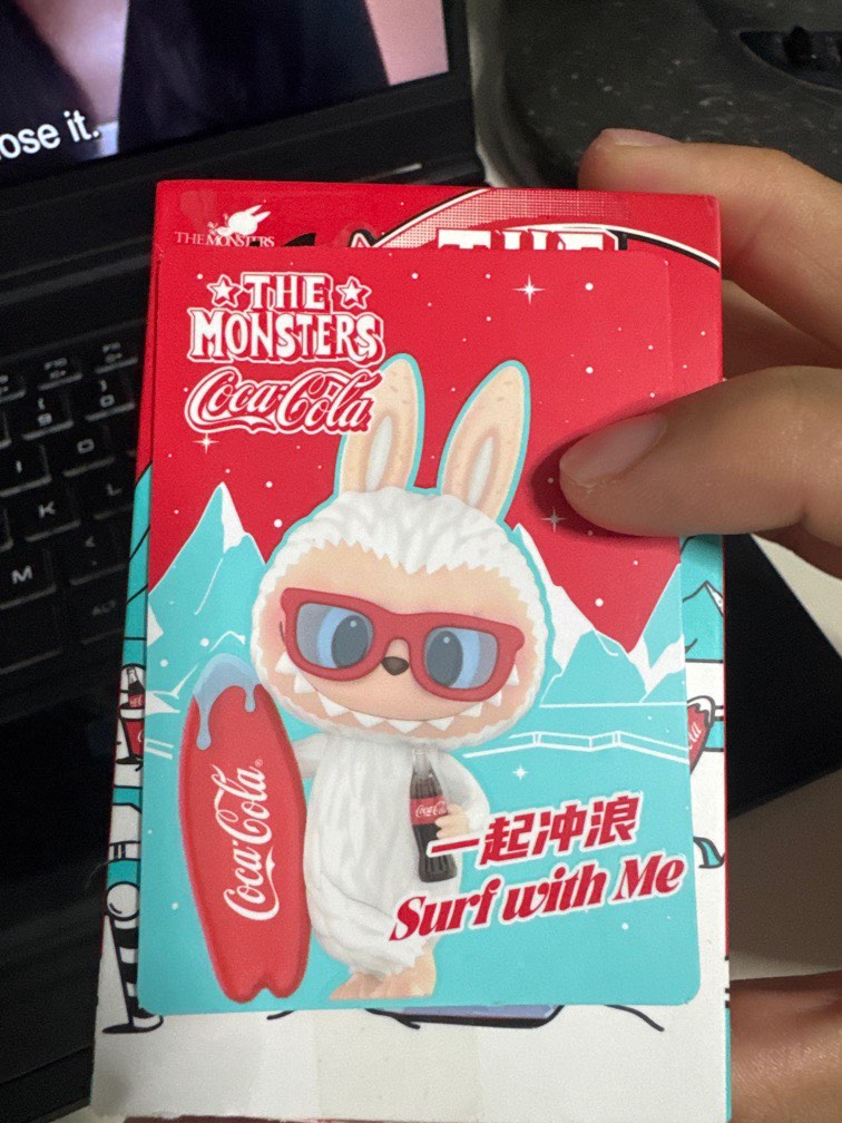 Labubu Coca Cola surf with me, Hobbies & Toys, Toys & Games on Carousell