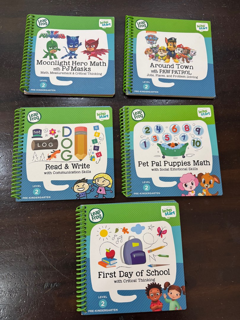 Leapfrog leapstart level 2 pre kindergarten books, Hobbies & Toys ...