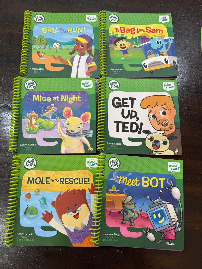 Leapfrog Learn to Read Set 1 (6 books set), Hobbies & Toys, Books ...