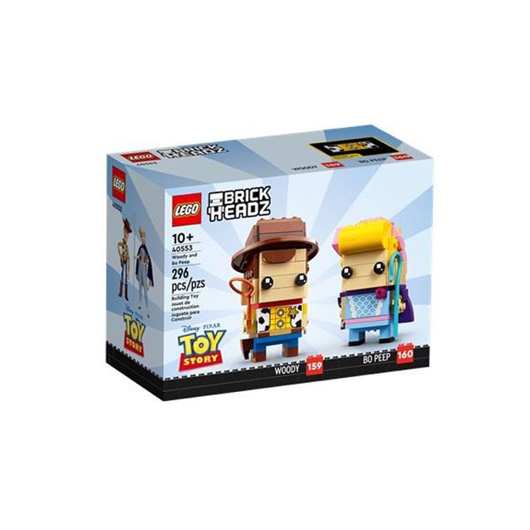 Lego 40553 BrickHeadz Disney Woody & Bo Peep Toy Story Retired Set Rare ...