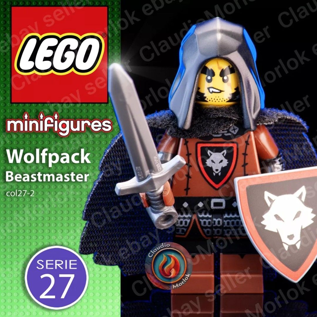 lego 71048 Series 27 Minifigures Wolfpack Beastmaster 狼群獸王 連底板 說明書 (全新開 ...