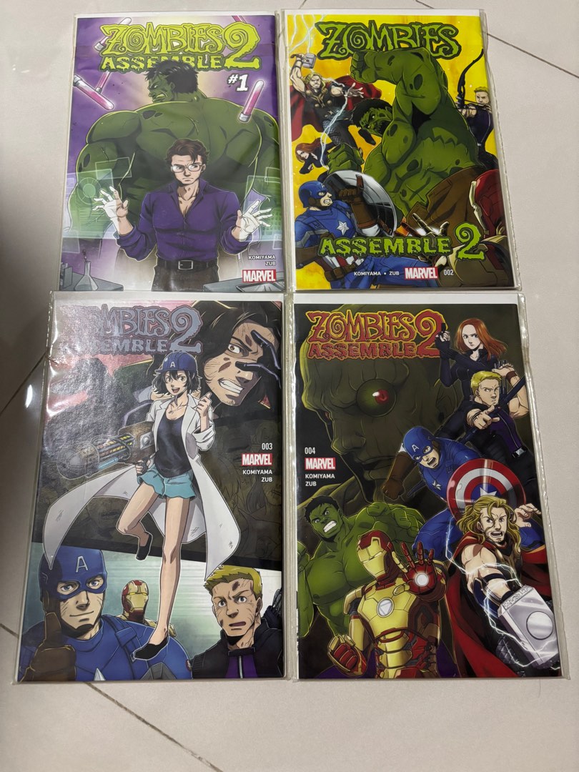 Marvel Zombies Assemble 2 issues 1-4 complete, Hobbies & Toys, Books & Magazines, Comics & Manga ...