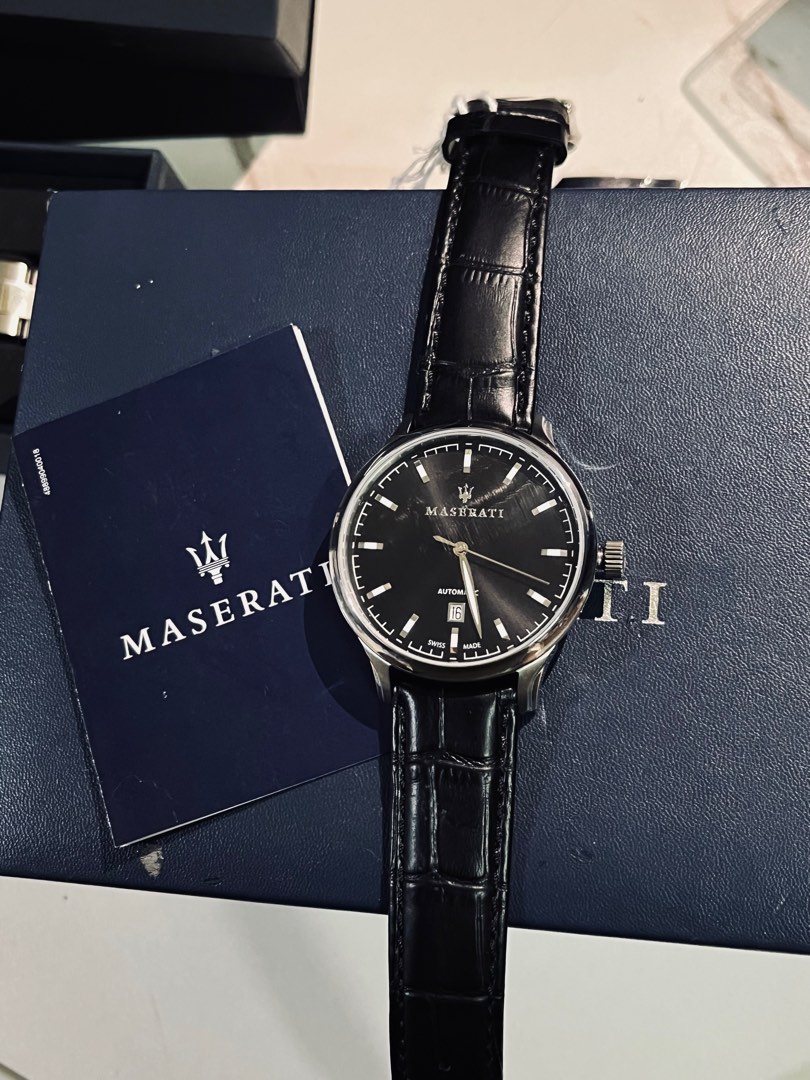 Maserati automatic watch bnew, Luxury, Watches on Carousell