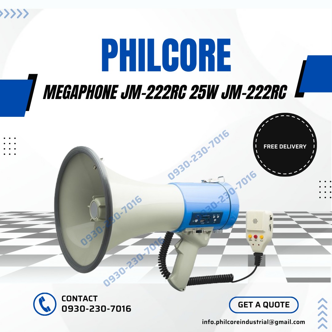 Megaphone Jm-222RC 25W Jm-222RC, 25W PA Megaphone, Portable Megaphone ...