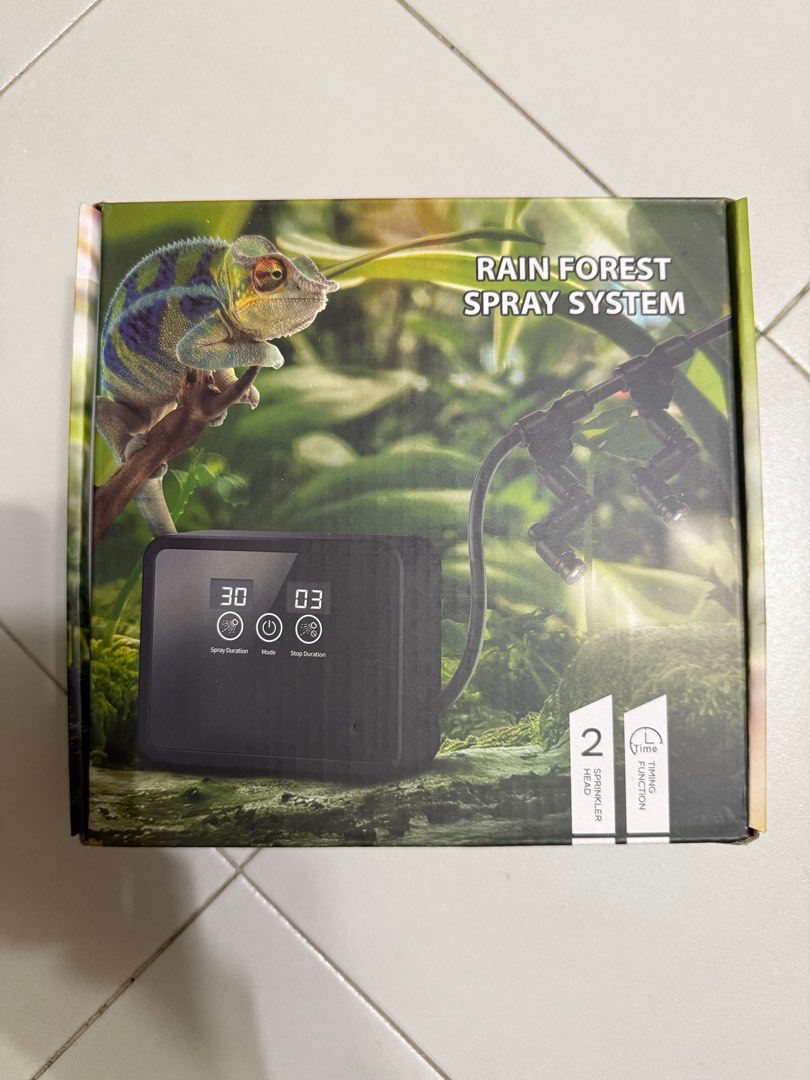 Mius Rain Forest Spray Misting System, Pet Supplies, Homes & Other Pet Accessories on Carousell
