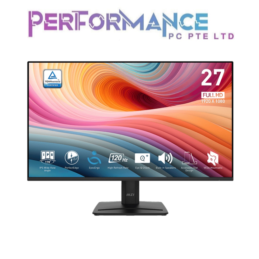 MSI PRO MP275 E2 • 27"/FHD/Flatscreen/IPS/120Hz (3 YEARS WARRANTY BY ...