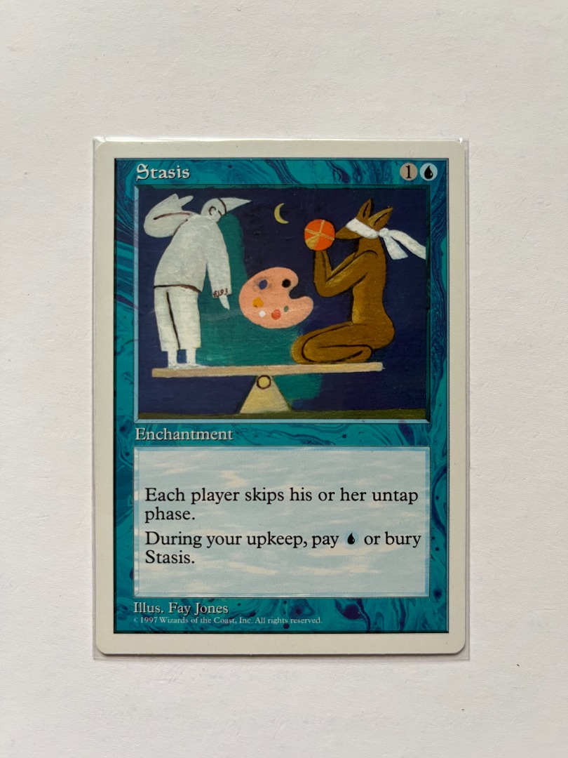 MTG Stasis Fourth Edition (4ED), Hobbies & Toys, Toys & Games on Carousell