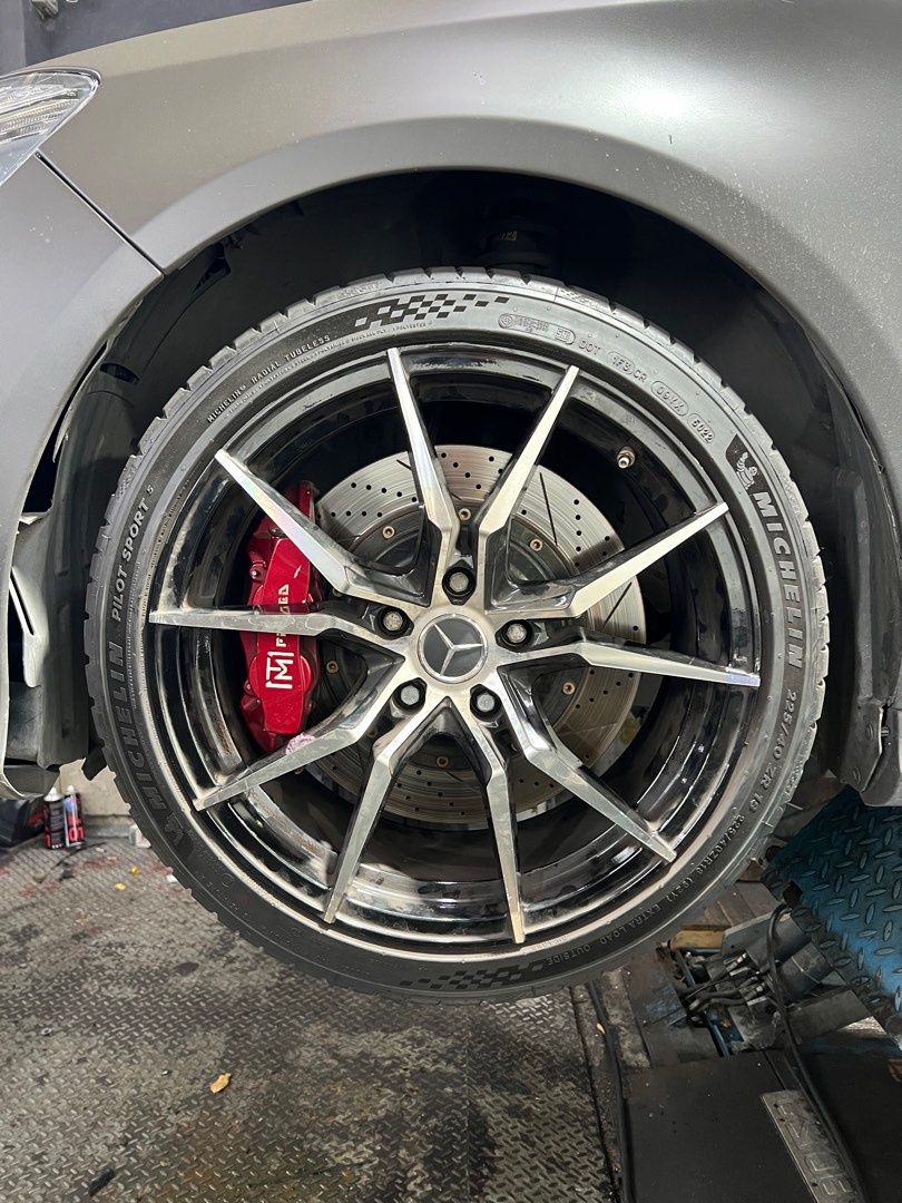 MTM FORGED 4 POT MERCEDES CLA FRONT & REAR BBK, Car Accessories, Tyres ...