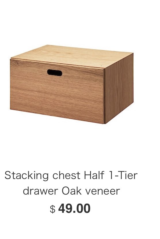 MUJI stacking shelf and stacking drawers, Furniture & Home Living ...