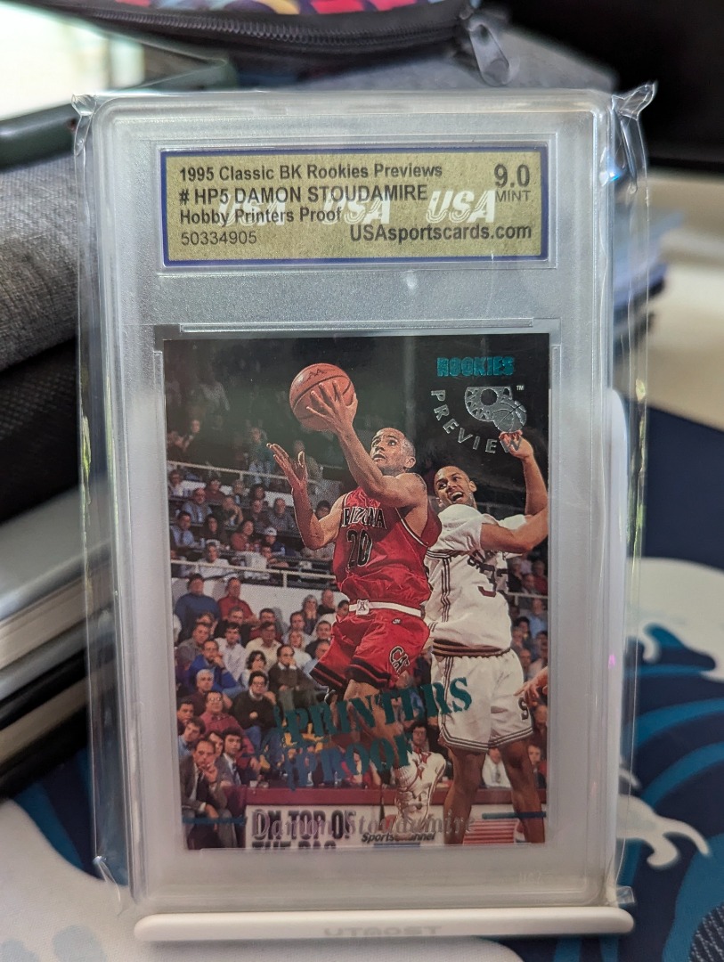 NBA Slab: 1995 Classic BK Rookies Previews #HP5 Damon Stoudamire Mint 9 ...