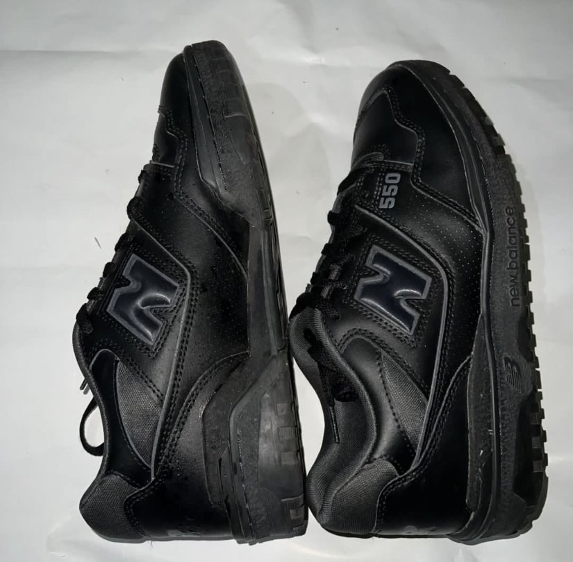 New Balance NB 550 Full/All Black Hitam Original Resmi MAP Indonesia ...