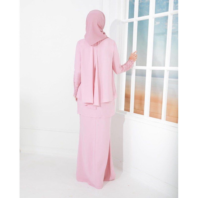 [FREE POSTAGE] NEW Hijabista Hub Neliora Kurung In Dusty Pink Size L ...