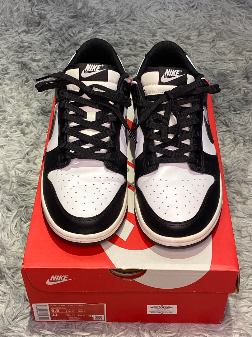 Nike Dunk Low Retro Panda, Men's Fashion, Footwear, Sneakers on Carousell