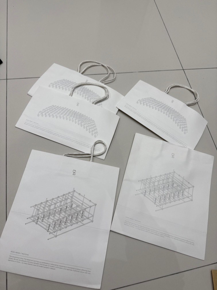 Niko Neko Paper Bag, Women's Fashion, Bags & Wallets, Tote Bags on ...