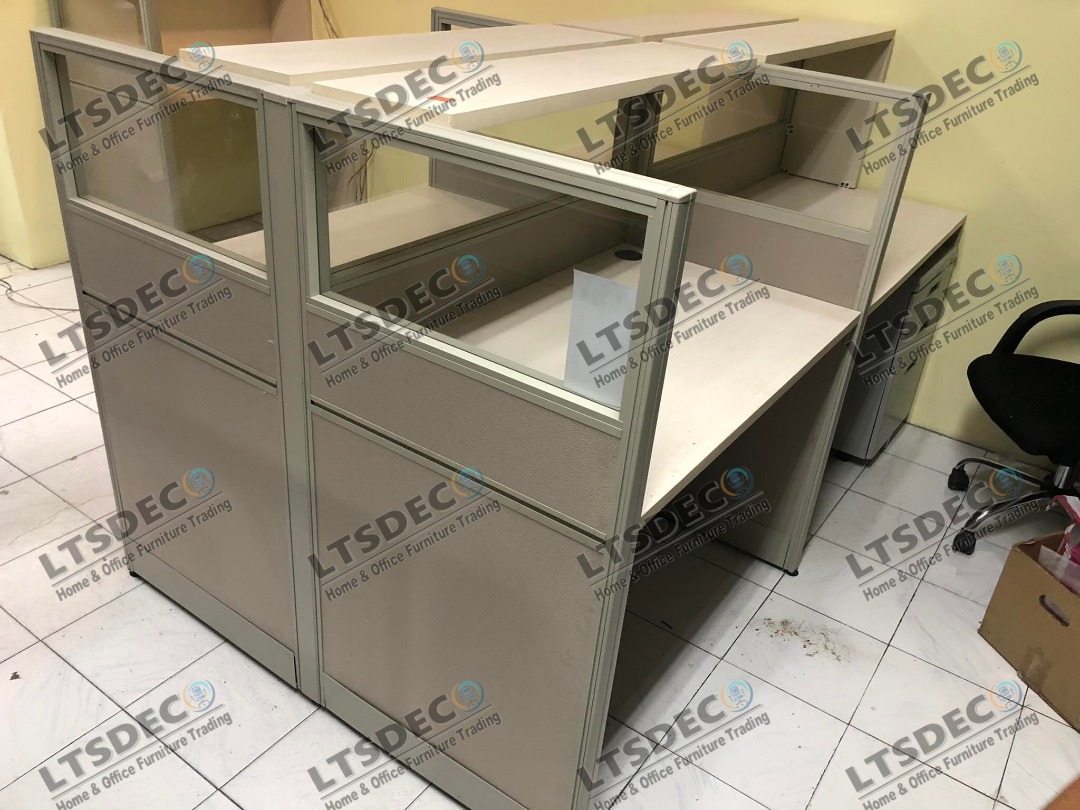 office furniture / new modular workstation with glass / office ...