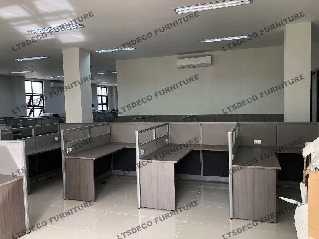 office partition / ready made cubicle workstation with glass / office ...