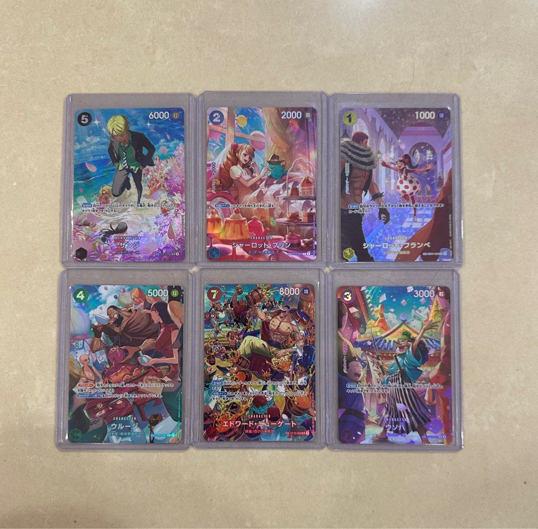 One Piece OP10 Sanji Pudding Flampe Urouge Whitebeard Usohachi SP Set ...