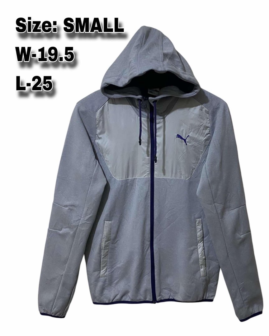 Orig. PUMA Tech Fleece Jacket With Hood, Men's Fashion, Coats, Jackets ...