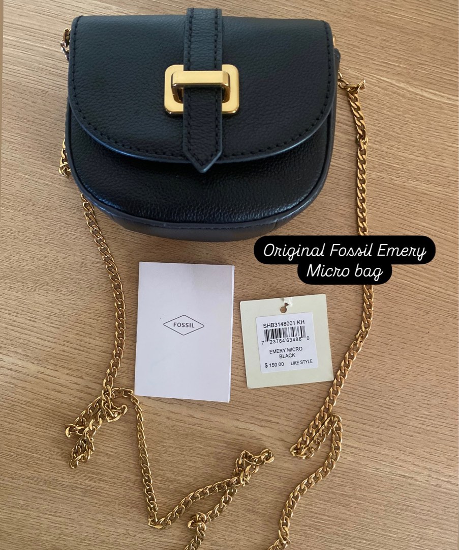 Original Fossil Emery Micro, Women's Fashion, Bags & Wallets, Cross ...