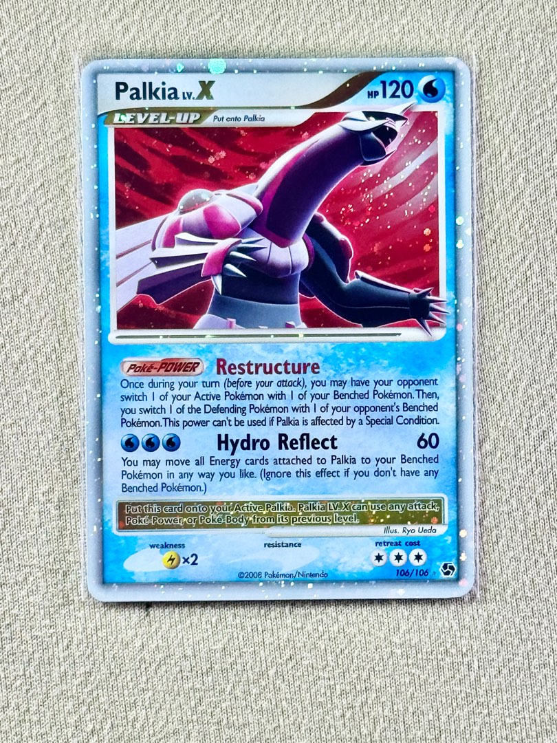 palkia lv x great encounters 2008 holo pokemon tcg, Hobbies & Toys ...