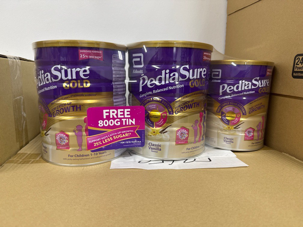 PediaSure Gold 1-10Years Classic Vanilla, Babies & Kids, Nursing ...