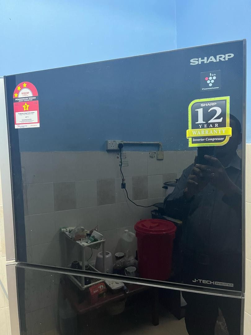 Peti ais // fridge // refrigerator sharp /sharp 720L jtech inverter ...