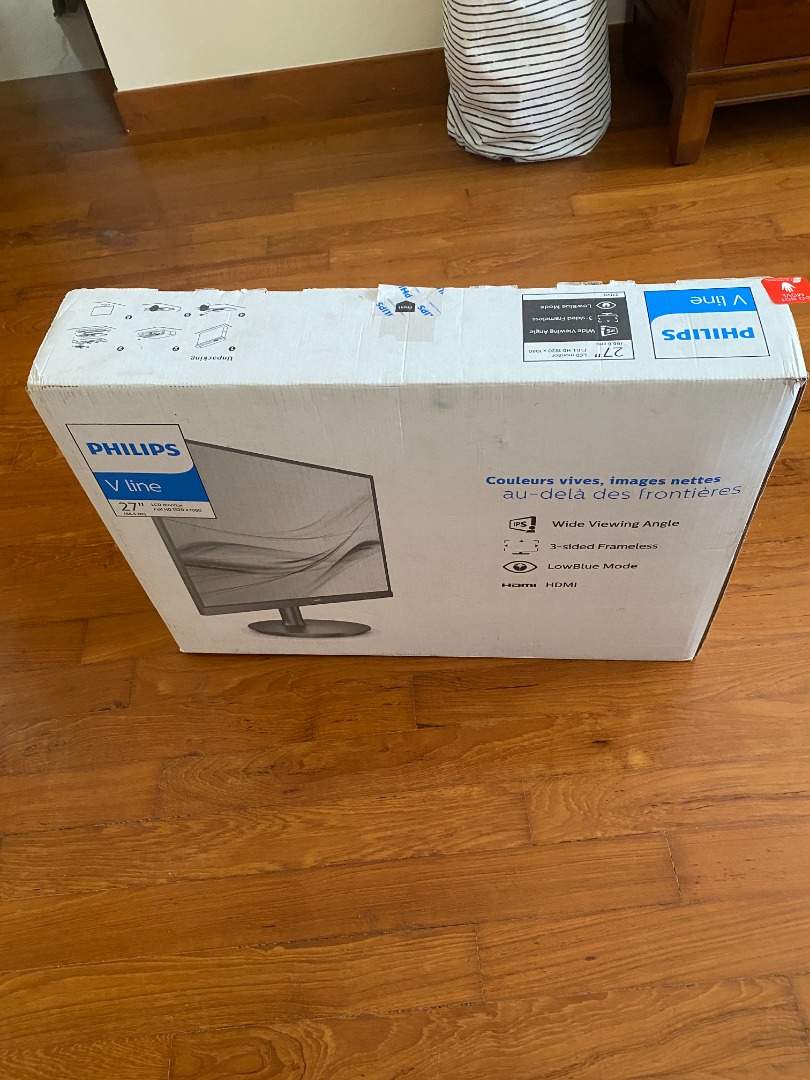 Philips brand v-line 27 inch 1080p 75hz monitor, Computers & Tech ...