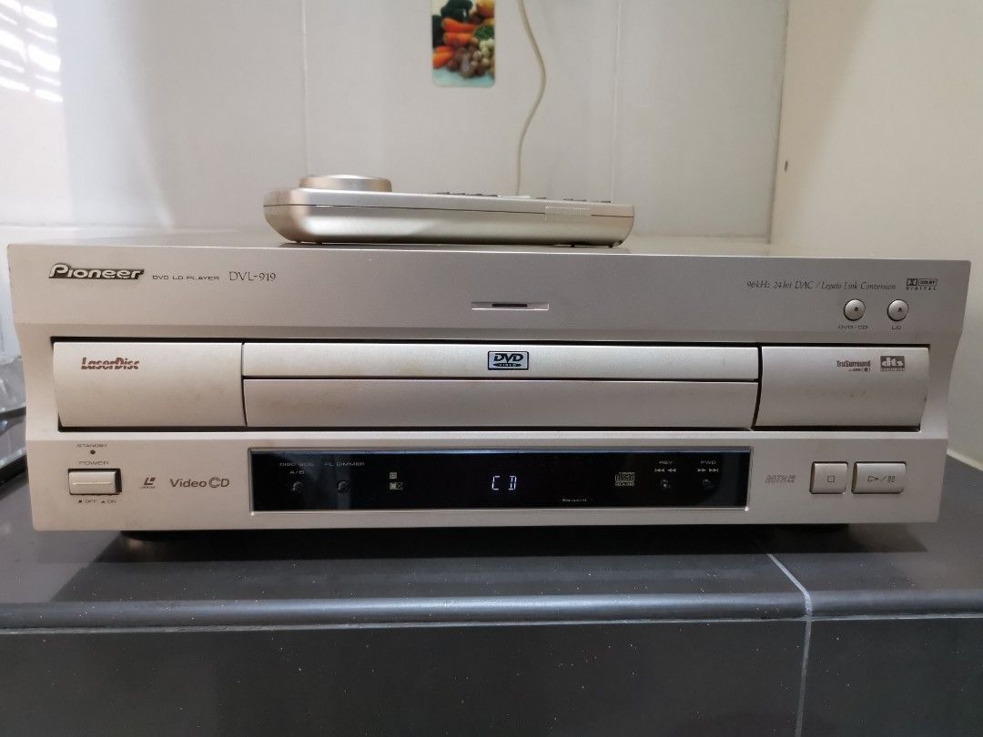 Pioneer DVL-919 Laserdisc and CD Player with remote, Audio, Other Audio Equipment on Carousell