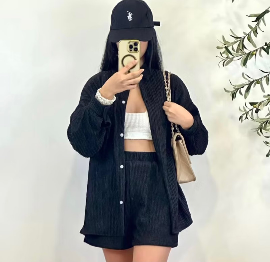 Plus Size Black Coordinates, Women's Fashion, Dresses & Sets, Sets or ...