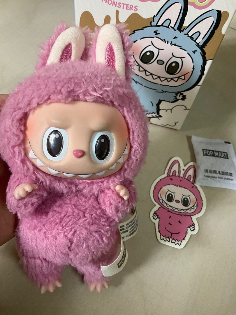 Pop Mart 100% Authentic Labubu V1 Lychee Berry (PINK), Hobbies & Toys ...