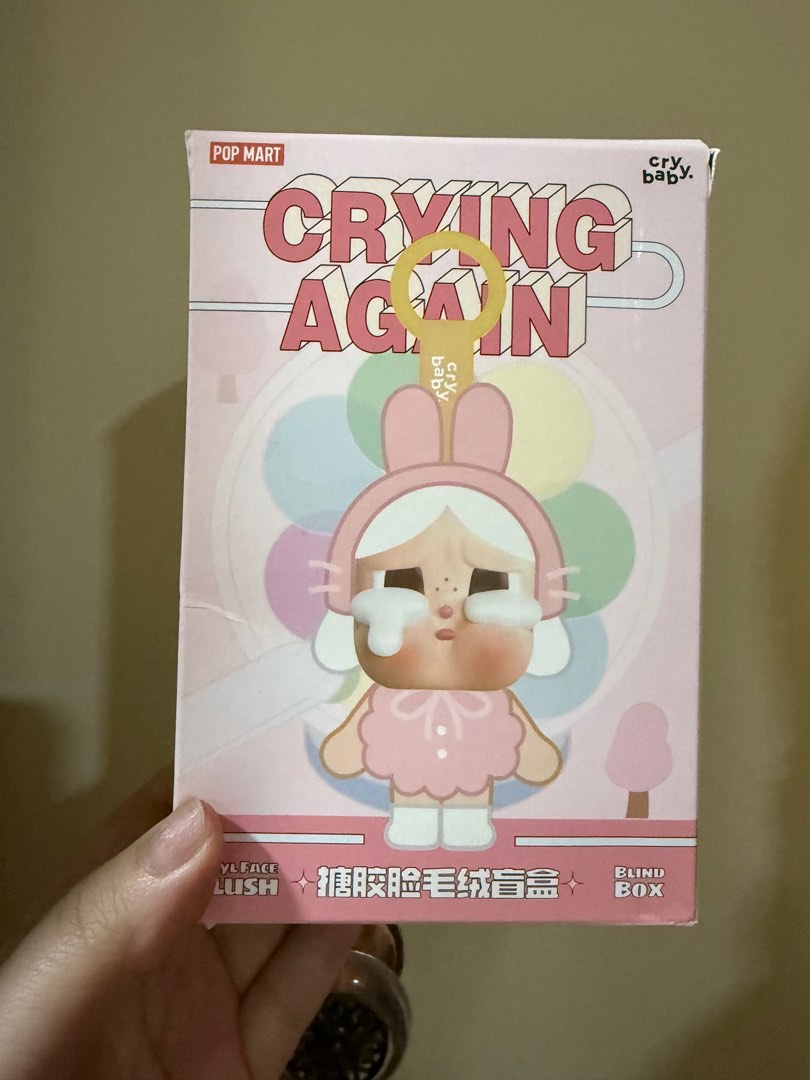 Popmart Crying Again, Hobbies & Toys, Toys & Games on Carousell