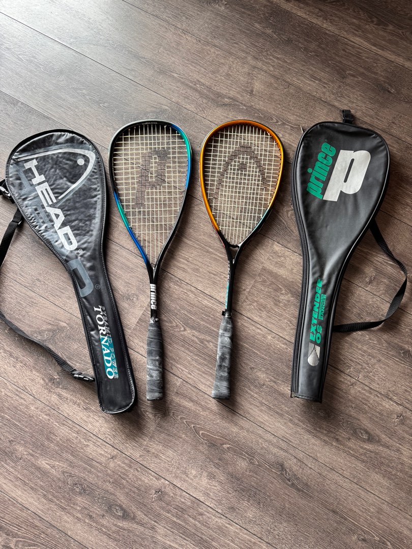 Prince and Head squash racket, 運動產品, 運動與體育, 運動與體育 - 球拍和球類運動 - Carousell