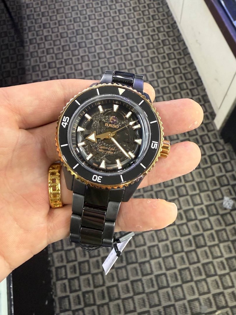 RADO CAPTAIN COOK SWISS MADE CERAMIC SKELETON AUTOMATIC R32127162, Men ...