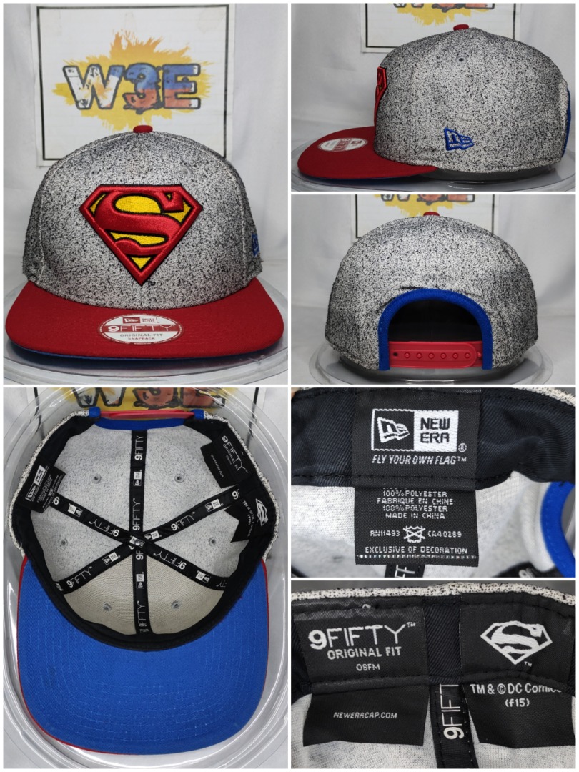 RARE SUPERMAN CEMENT SNAPBACK - NEW ERA 9FIFTY, Men's Fashion, Watches ...