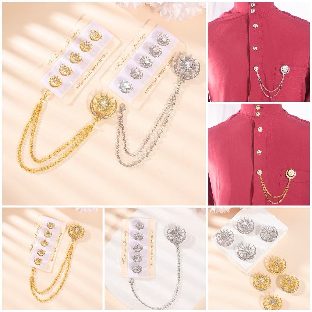 [READYSTOCK] Fashion Butang Baju Melayu Butang Baju Melayu Berantai ...