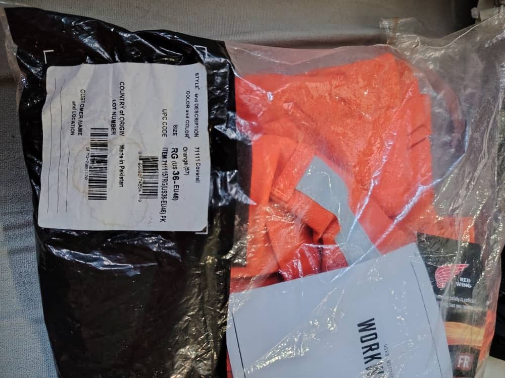 Red Wing Coverall new with tag size US/UK36-R. Made in Pakistan. RM90 ...