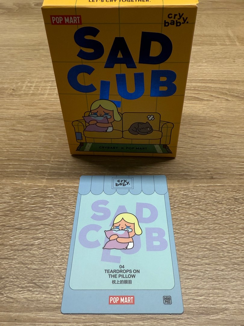 SAD CLUB Popmart, Hobbies & Toys, Toys & Games on Carousell