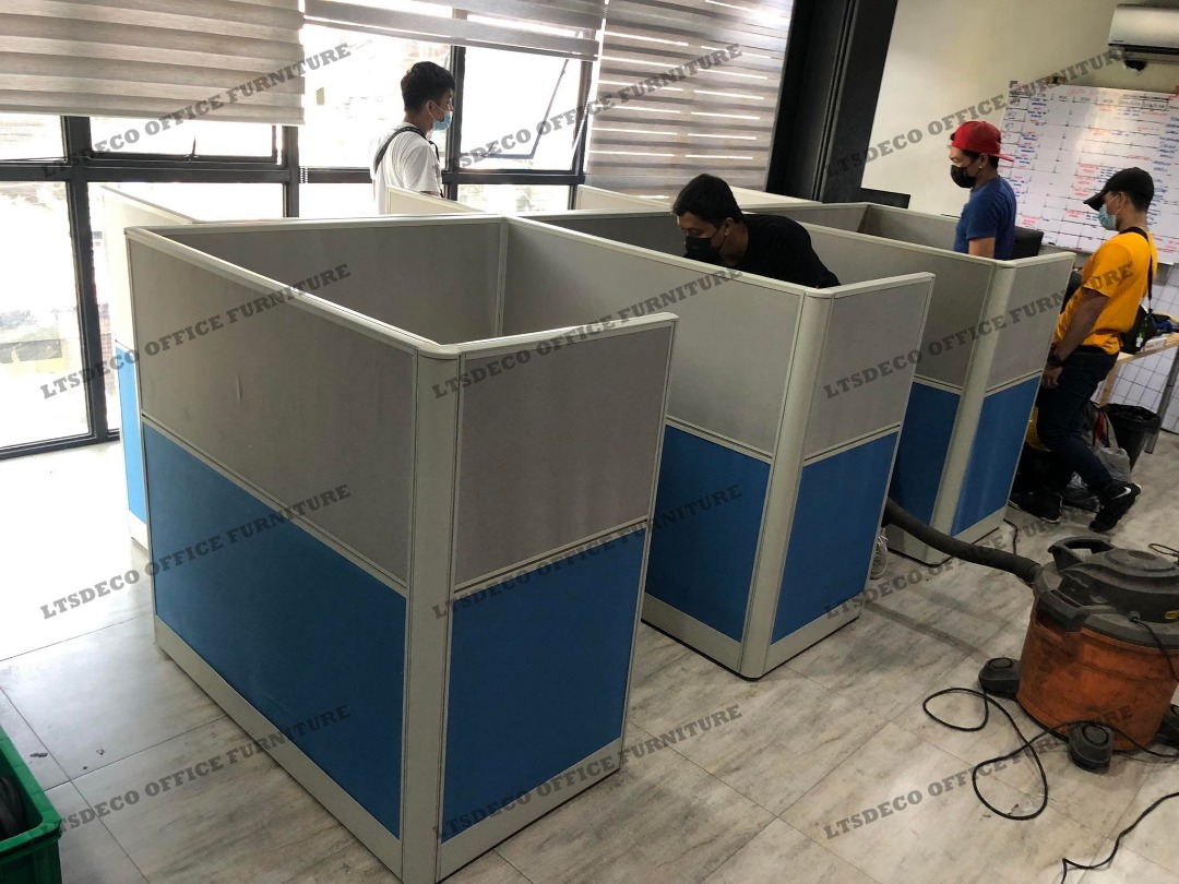 SHARING WORKSTATION CUBICLE | OFFICE PARTITION | OFFICE FURNITURE ...