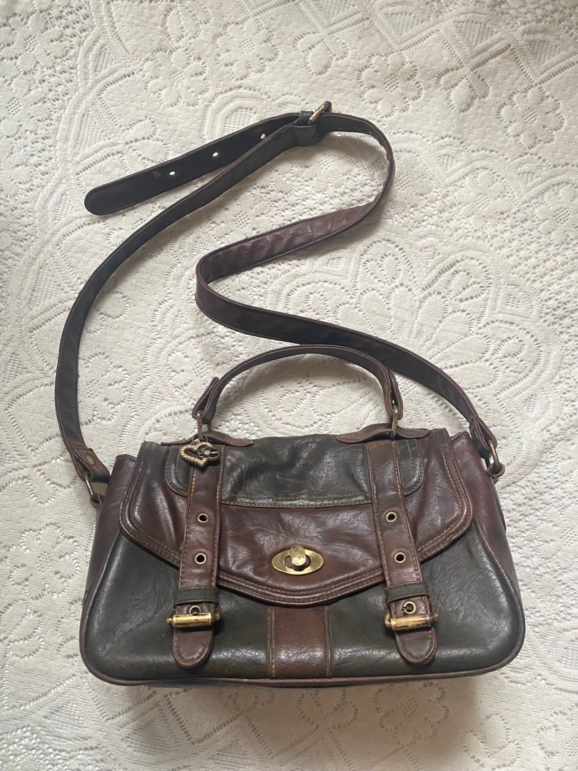 Son Altesse Sophie Martin Vintage Postman Sling Bag, Fesyen Wanita, Tas ...