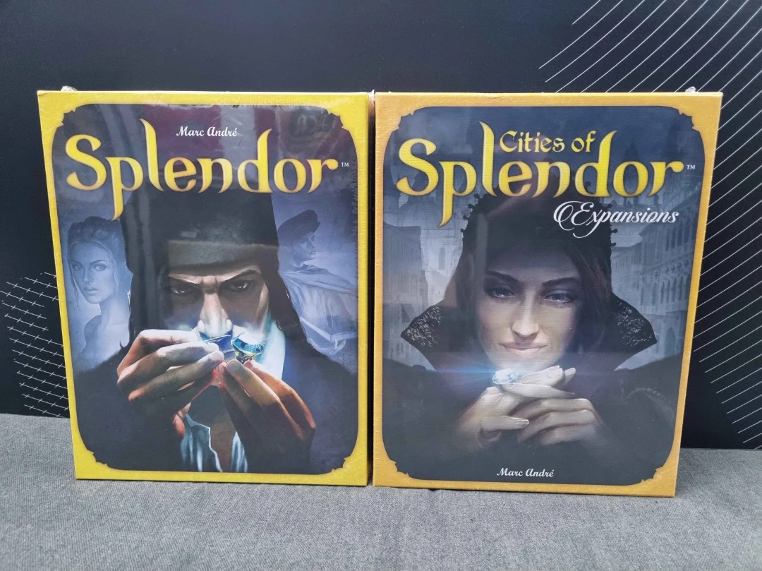 Splendor board game & Cities of Splendor Expansion, Hobbies & Toys ...