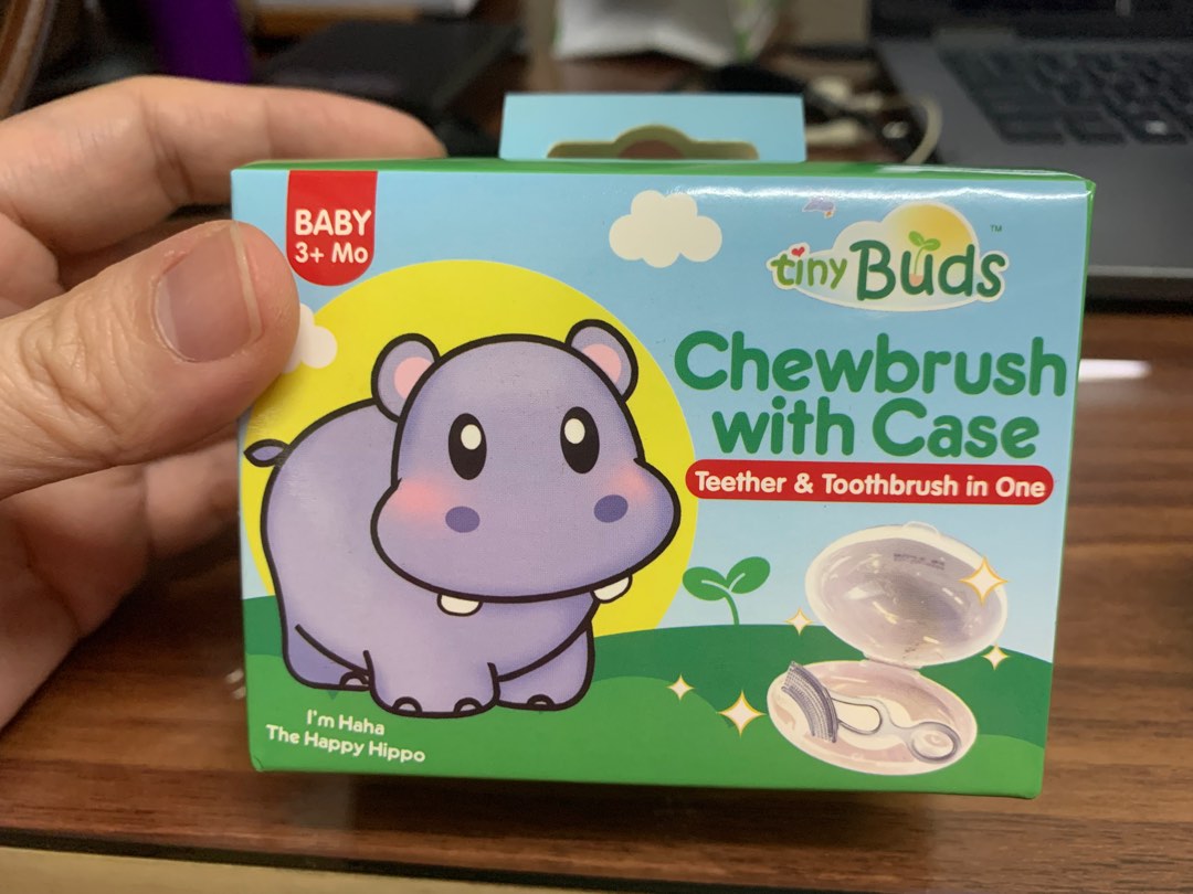 Tiny buds chewbrush with case, Babies & Kids, Bathing & Changing, Baby ...